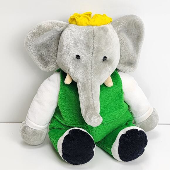 Gund | Toys | Vintage Gund 988 Babar Elephant King Story Fable Stuffed ...